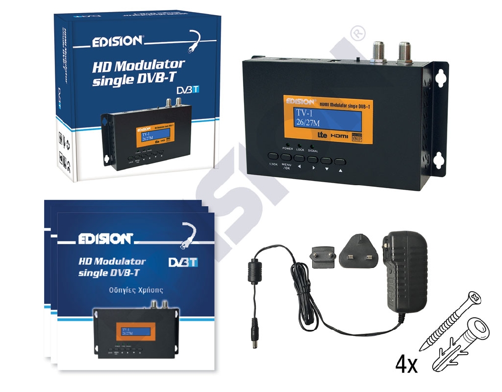 MODULATOR / HDMI MODULATOR single DVB-T